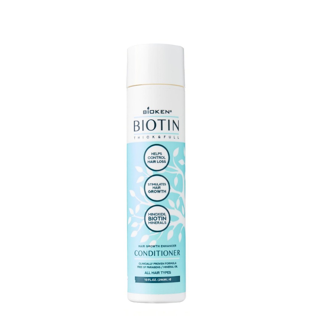 BIOKEN BIOTIN THICK & FULL CONDITIONER 296ML (ALL HAIR TYPE) | Shopee Singapore