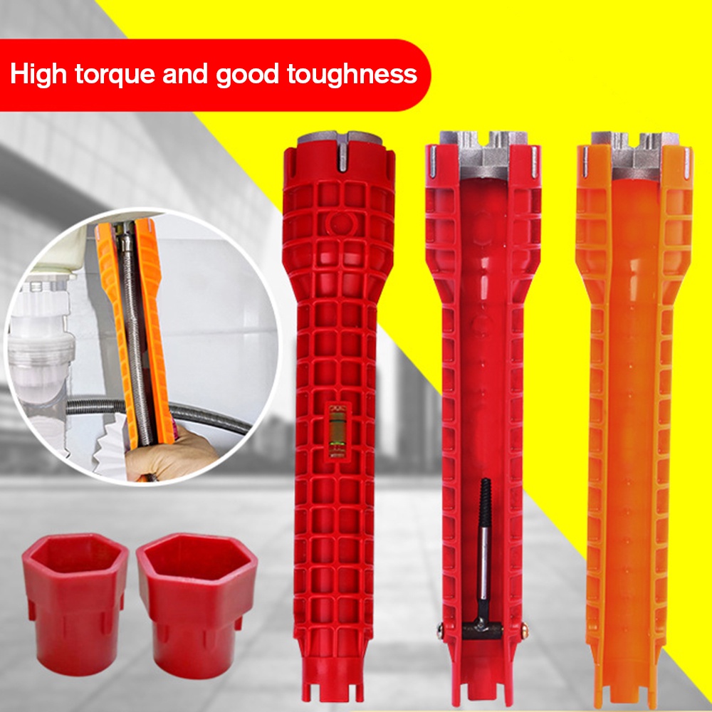 【Ready Stock】 8 in 1 Anti-Slip Kitchen Repair Plumbing Tool Gutter ...