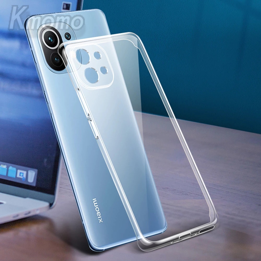 For Xiaomi 11 Lite 5G Ne Mi 11 Lite 11T Pro Silicone TPU Transparent ...