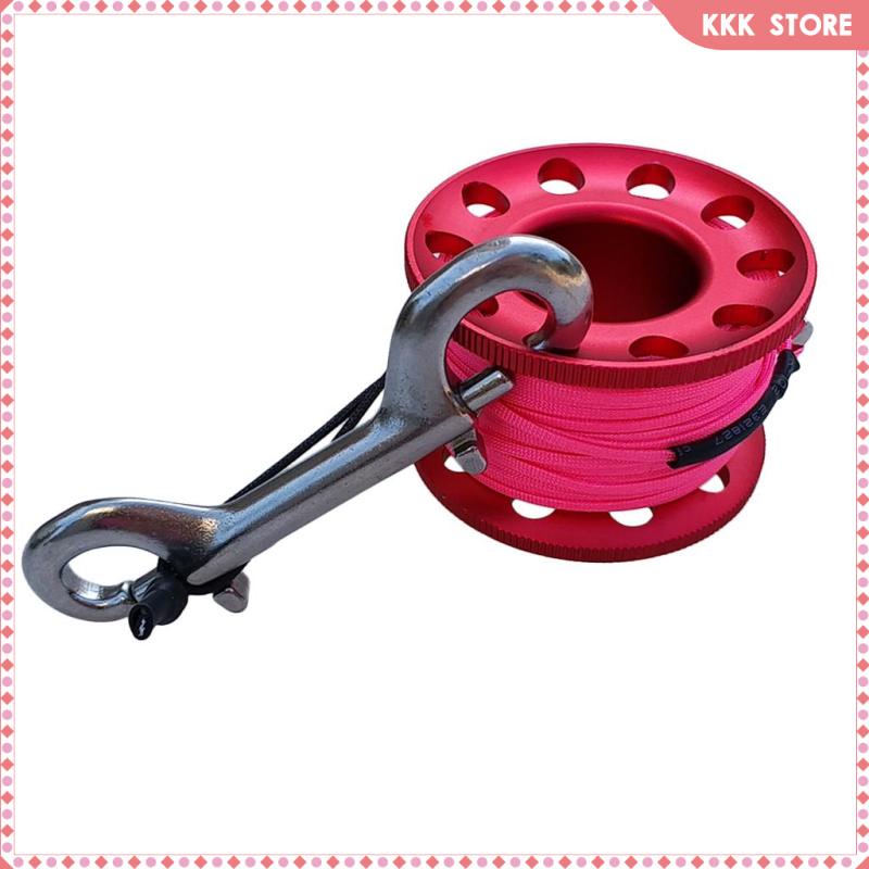 Diving Finger Spool Reel Line, 15M Aluminium Compact Snorkeling Dive ...