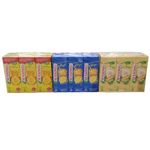 SEASONS 250ML X 6 PACK (SOYA BEAN / CHRYSANTHEMUM TEA / ICE LEMON TEA ...