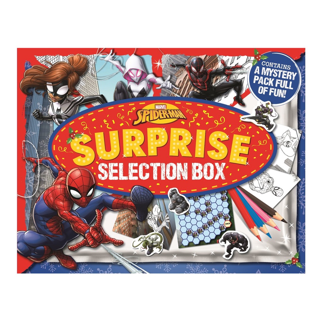 Marvel SpiderMan Surprise Selection Book Gift Box Set with Colouring ...