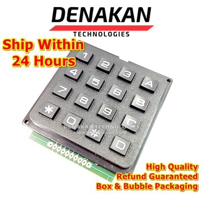 4x4 Keypad Matrix Button Keyboard Module | Shopee Singapore
