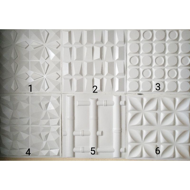 Pvc Panel / Wall Panel 50x50 cm | Shopee Singapore
