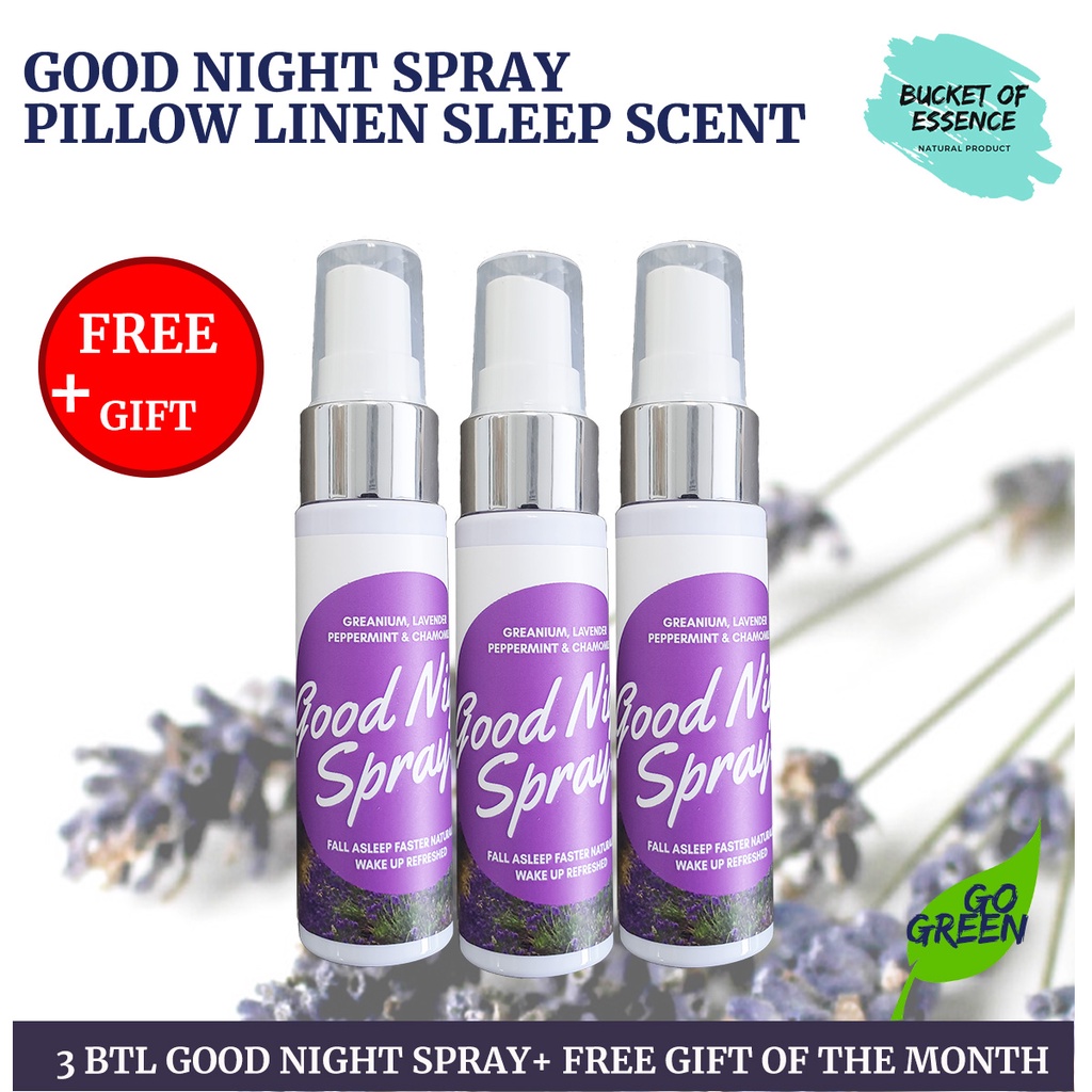 Bucket of Essence - Good Night Sleep Spray - Lavender Chamomile ...