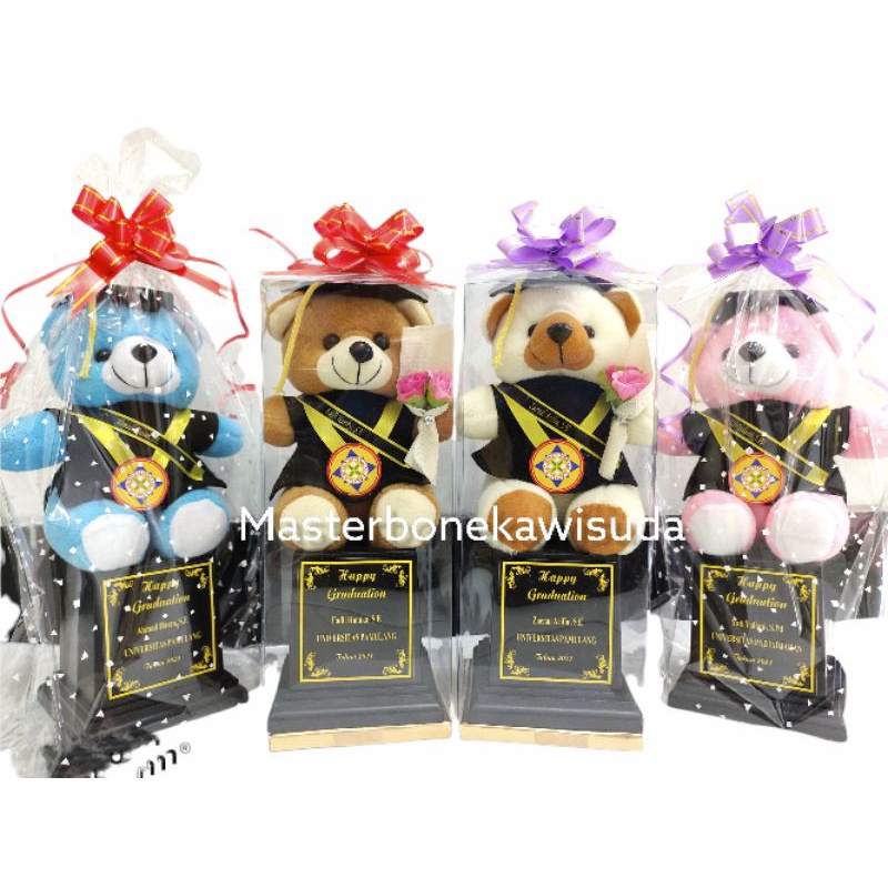 Graduation Doll READY Trophy Graduation Doll teddy bear 25cm/graduation ...