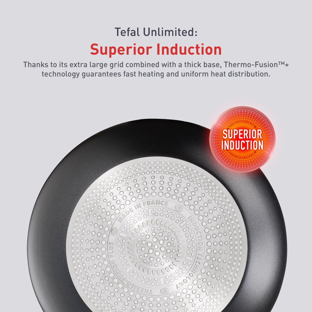 Tefal Unlimited Range Black IH Saute-pan, Pancake Pan, Multi-Pan ...