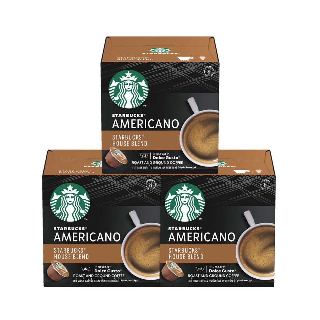 STARBUCKS® House Blend – Americano by NESCAFÉ Dolce Gusto® coffee ...