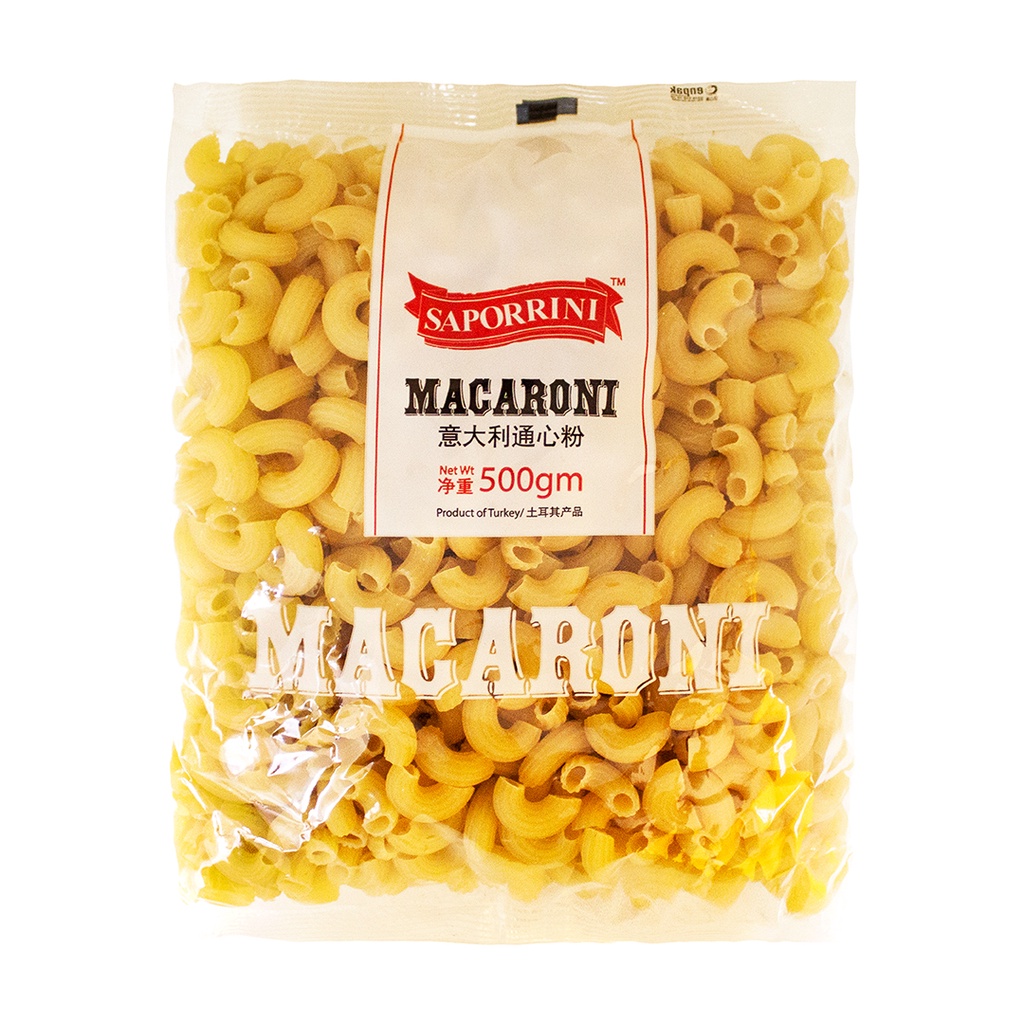 Saporrini | Macaroni Pasta 500g | Shopee Singapore