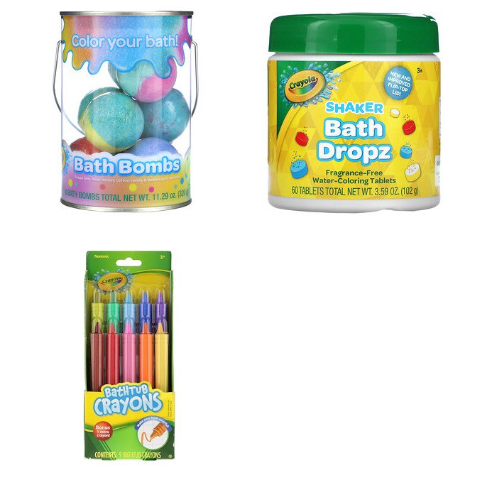 Crayola Bath Bombs / Bath Dropz / Bathtub Crayons | Shopee Singapore