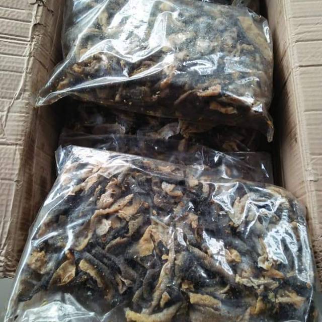 Raw PATIN FISH SKIN CRACKERS 1kg | Shopee Singapore