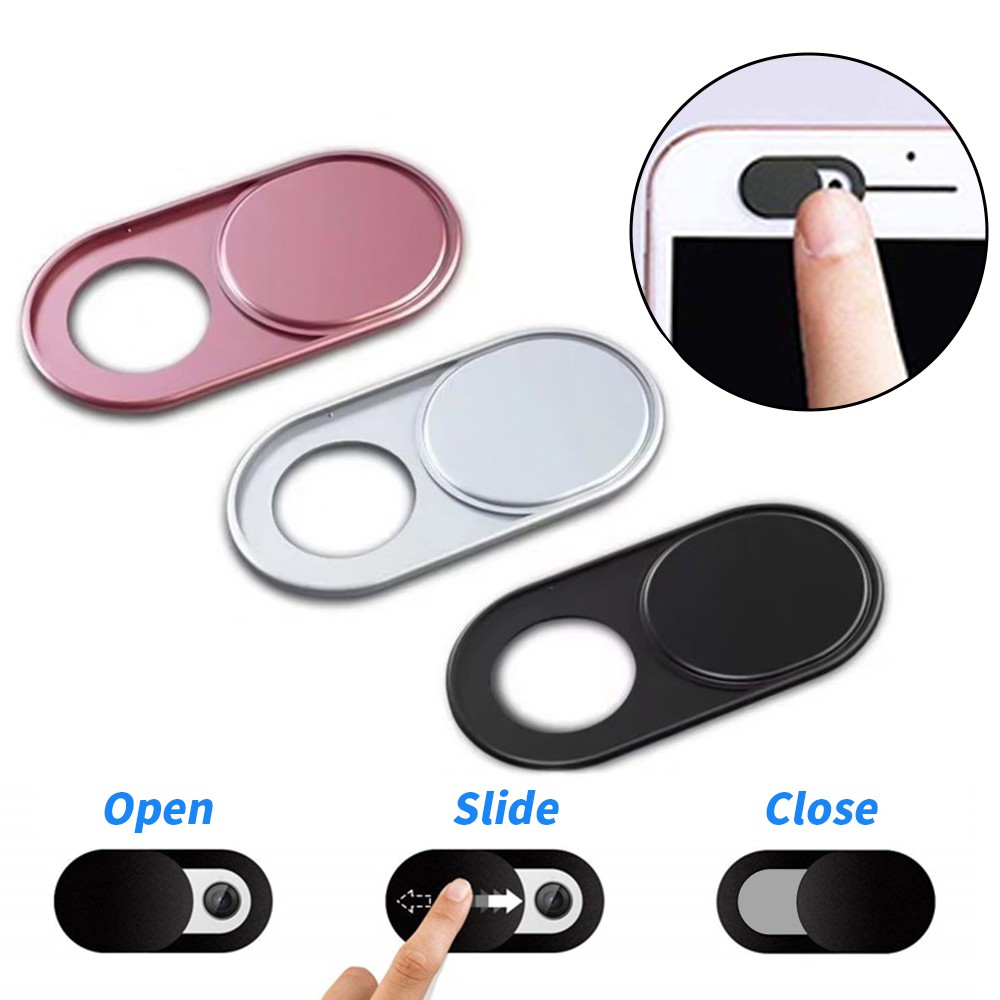 WebCam Cover Shutter Magnet Slider Universal Antispy Camera Metal ...