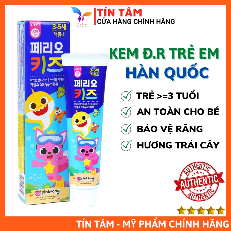 Korean Perioe Pinkfong Baby Toothpaste | Shopee Singapore