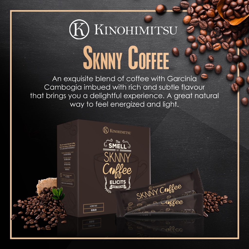 [Mix & Match] Kinohimitsu SKNNY Coffee/SKNNY Cocoa - Help Detoxify, Low ...