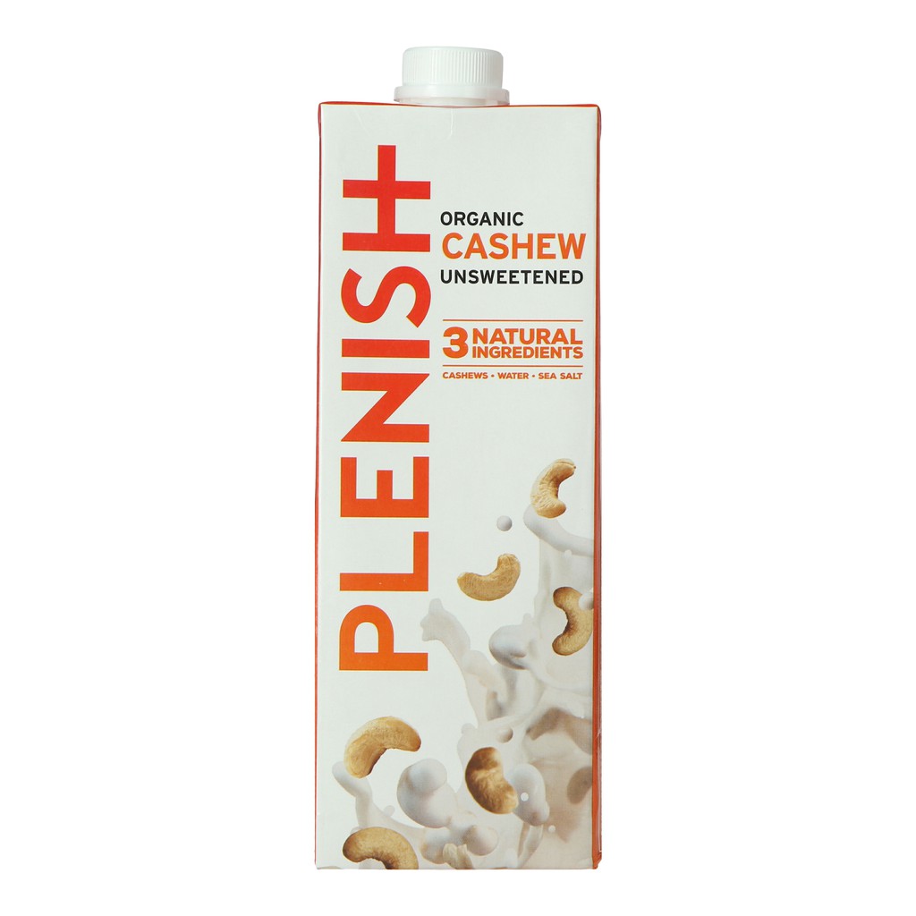 Plenish Organic Unsweetened 6% Cashew Milk, 1L | Shopee Singapore