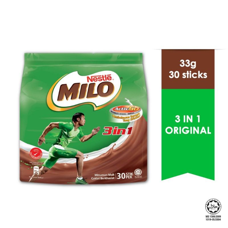 Nestle Milo 3in1 Chocolate Milk Drink (30 x 33g) | Shopee Singapore
