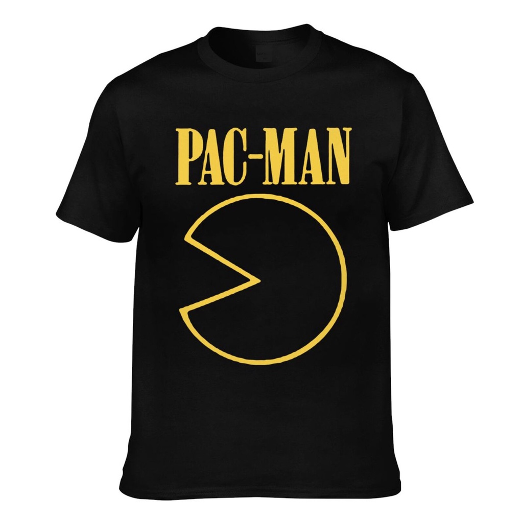 Pac-Man Hand Drawn Namco Pacman Men's Cotton T-Shirts | Shopee Singapore