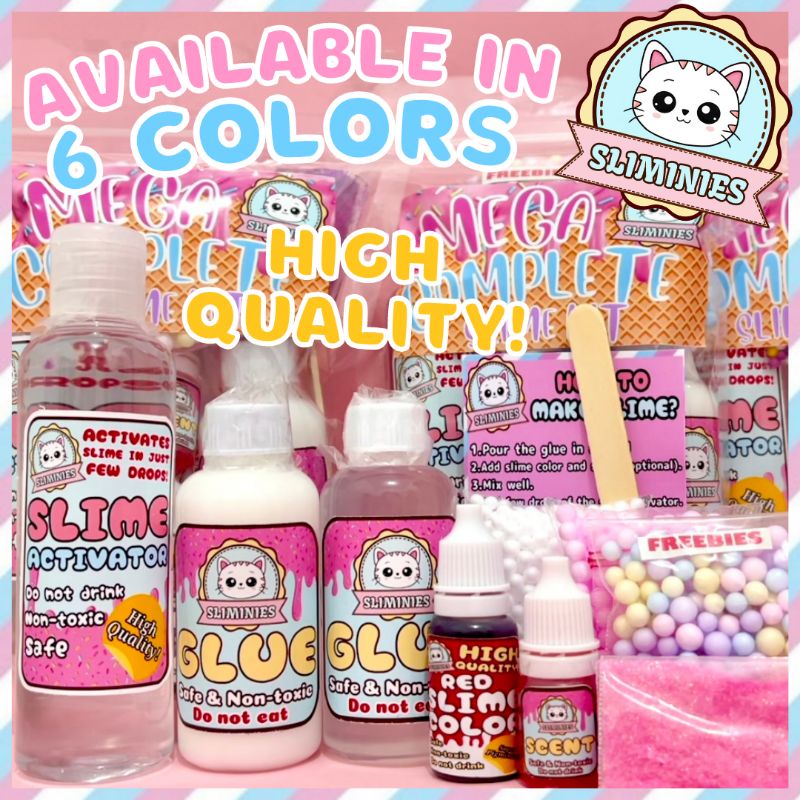 MEGA COMPLETE SLIME KIT BY SLIMINIES | Shopee Singapore