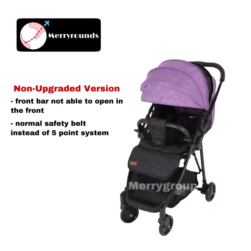 New Upgrade Lightweight One Hand Fold 2 Way Reversible Baby Stroller ...
