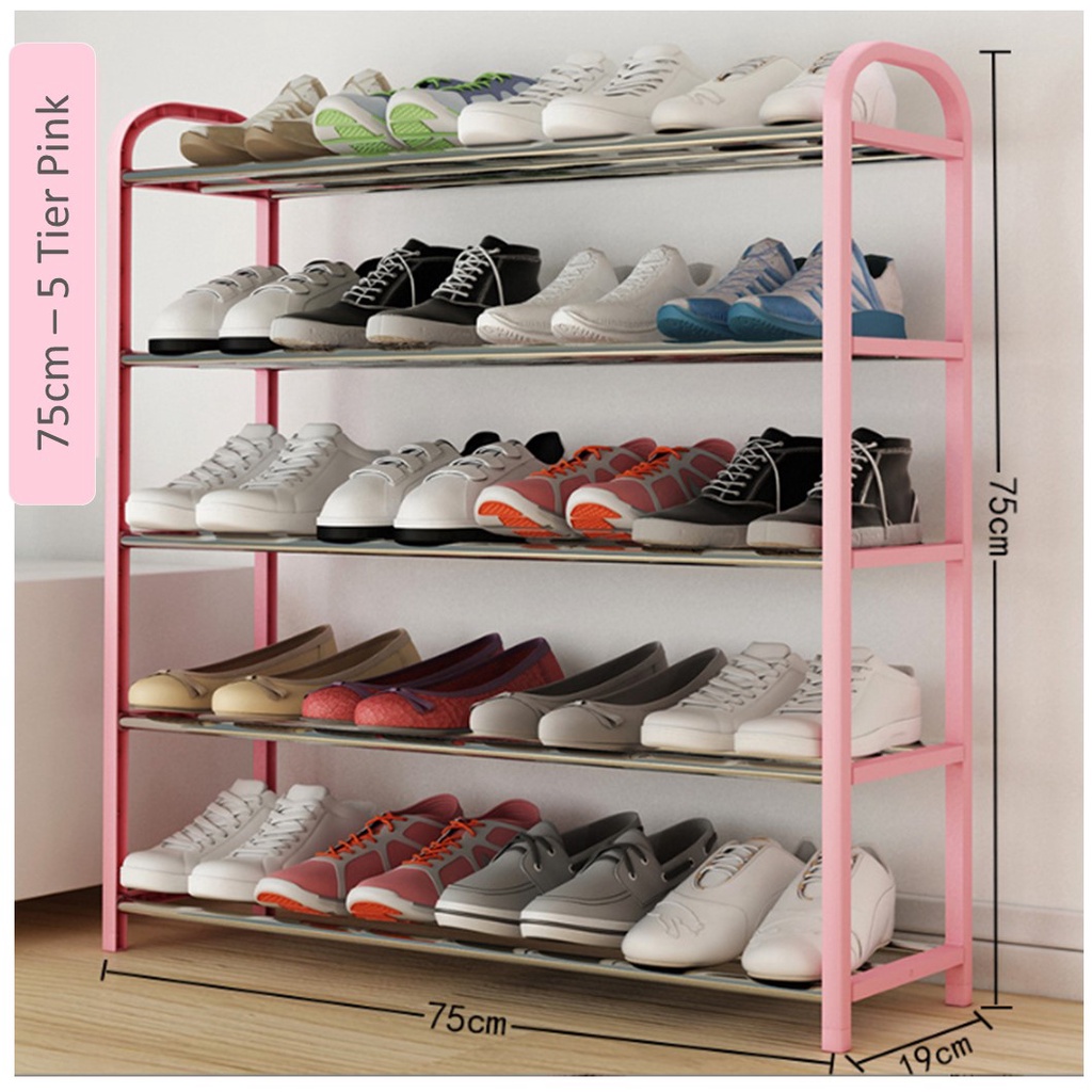 Simple Minimalist Shoe Rack 3/4/5 Tiers | Shopee Singapore