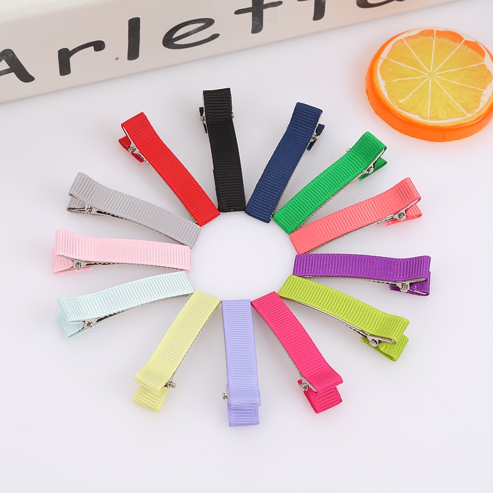 10pcs/Pack Cloth Ribbon Clip Double-Prong Duckbill Children's diy ...