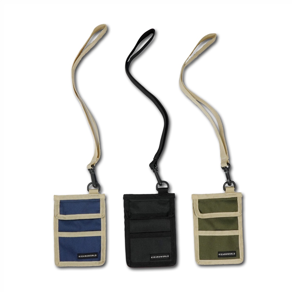 KIZARU Sling Wallet Sling Bag Black, Navy, Army | Shopee Singapore