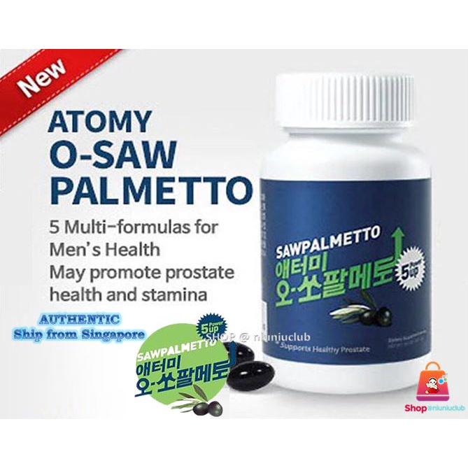 Saw palmetto Atomy - Man Prostate Immune System Stamina Antioxidation 90 Capsules | Shopee Singapore
