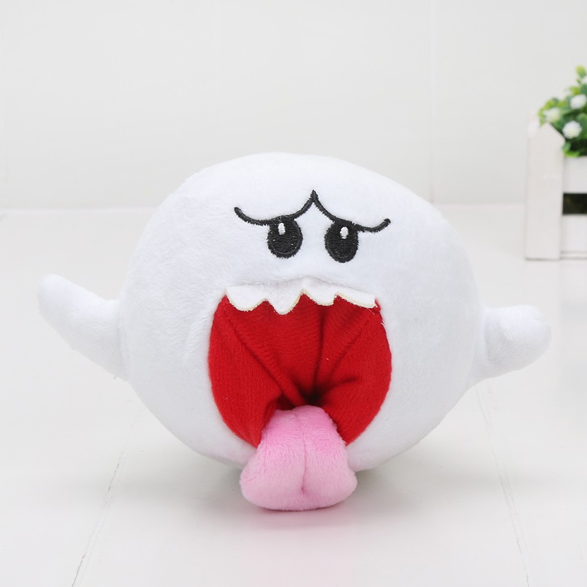 Super Mario Boo White Ghost Stuffed Plush 15cm | Shopee Singapore
