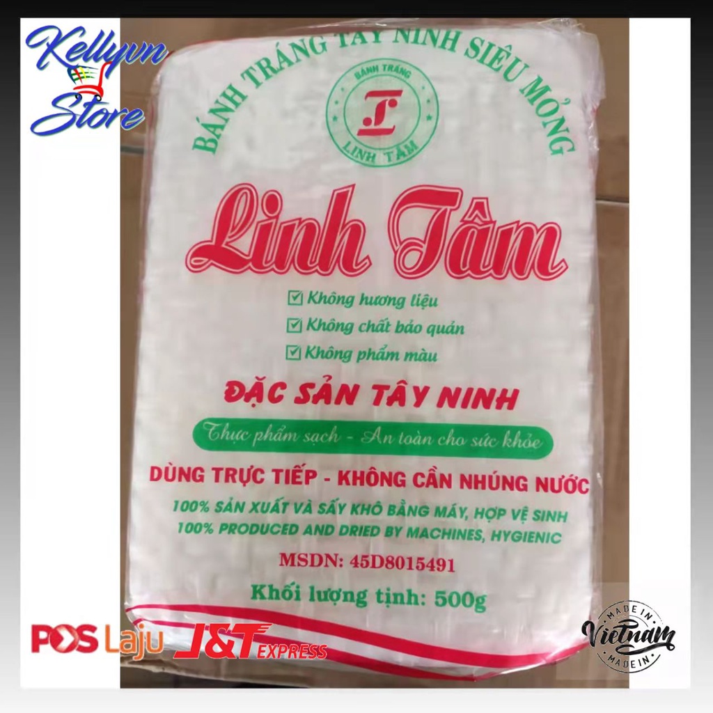 Rice Paper Linh Tam/ Banh Trang Linh Tam/越南春卷/Vietnam Popia 3Kg/5kg ...