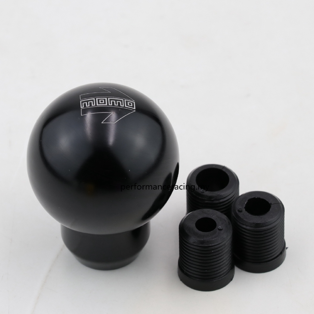 New Racing MOMO Aluminium Universal Shift Knob Round JDM Shifter Lever ...