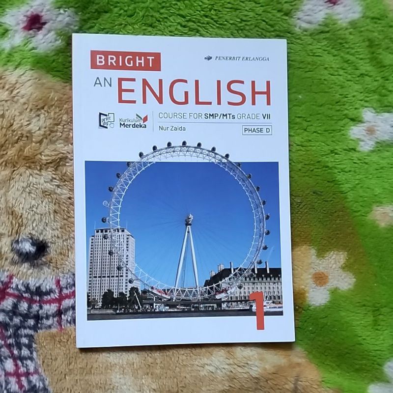 Original BRIGHT AN ENGLISH Book Class 7 Junior High School MERDEKA