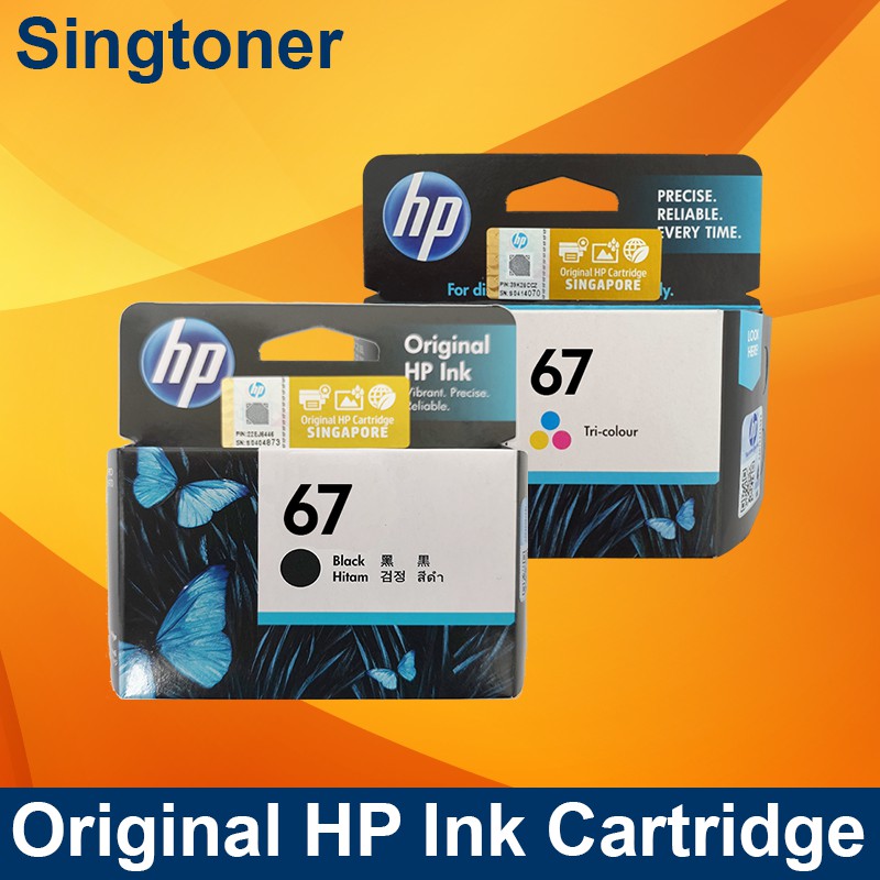 [Original] HP 67 Original Black Colour Ink for HP ENVY 6000 series ENVY ...