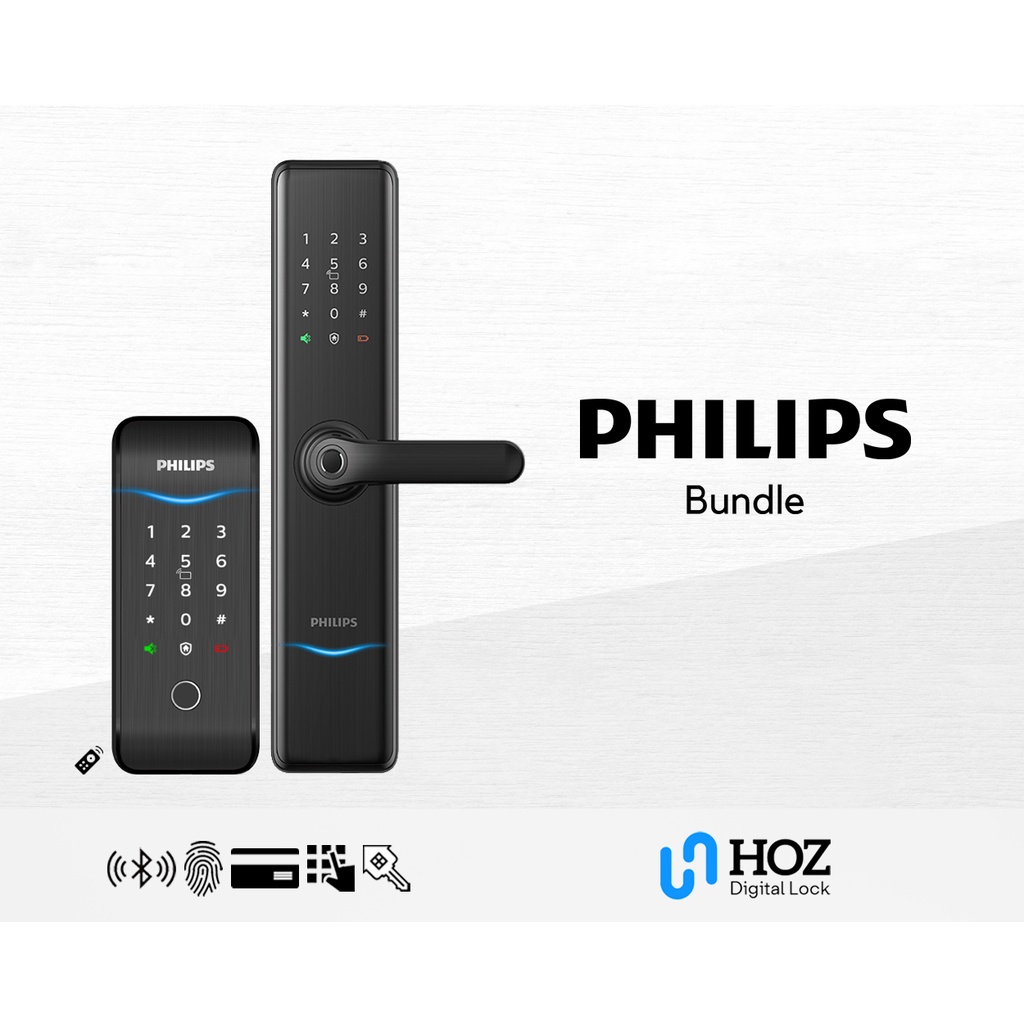 Philips Easykey 7300 Door Digital Lock & Philips Easykey 5100K Gate ...