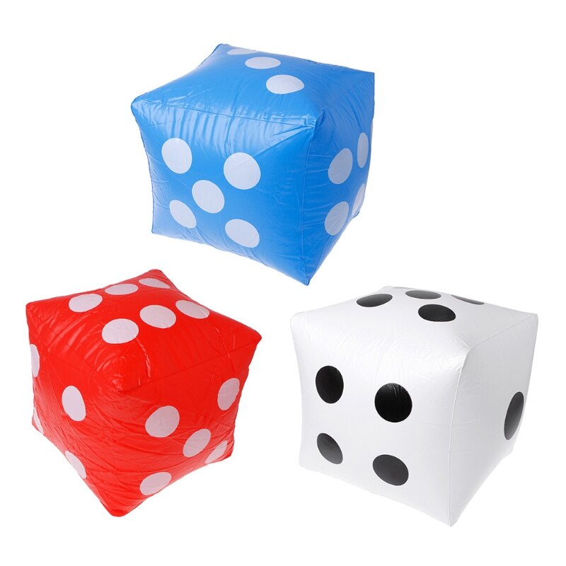 Inflatable Dice 30*30cm Event Dice Gaming Dice Water Game Inflatable ...
