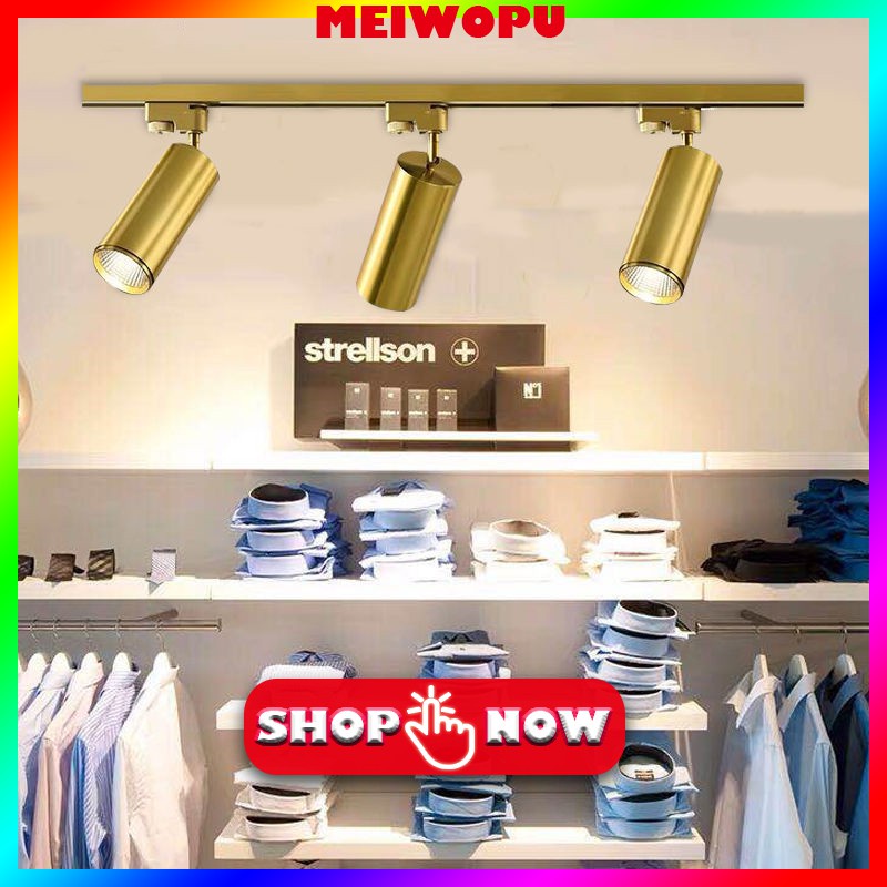 RETAIL and WHOLESALE Nordic Gold Track Light Spotlight Living Room ...