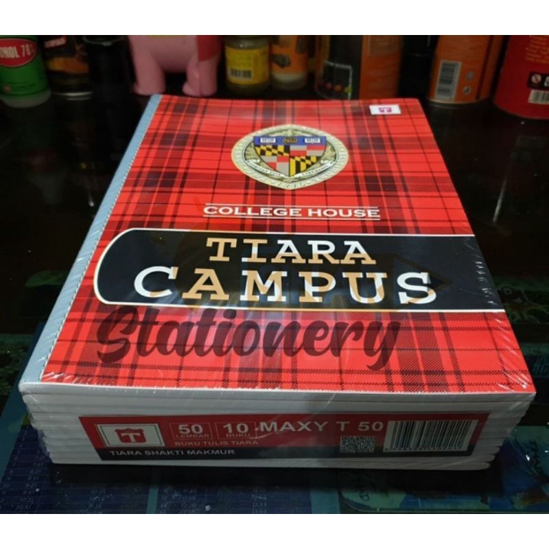 Boxy Tiara campus notebook 50 sheets (1 pack/10 books) | Shopee Singapore