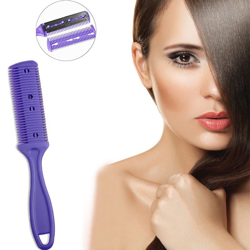 Dual Side Hair Cutter Comb Scissor Trimming Blade Hair Grooming Tool ...