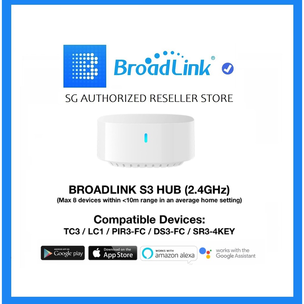 Broadlink S3 Hub (works with TC3 Smart Switch and S3 sensors) | Shopee ...