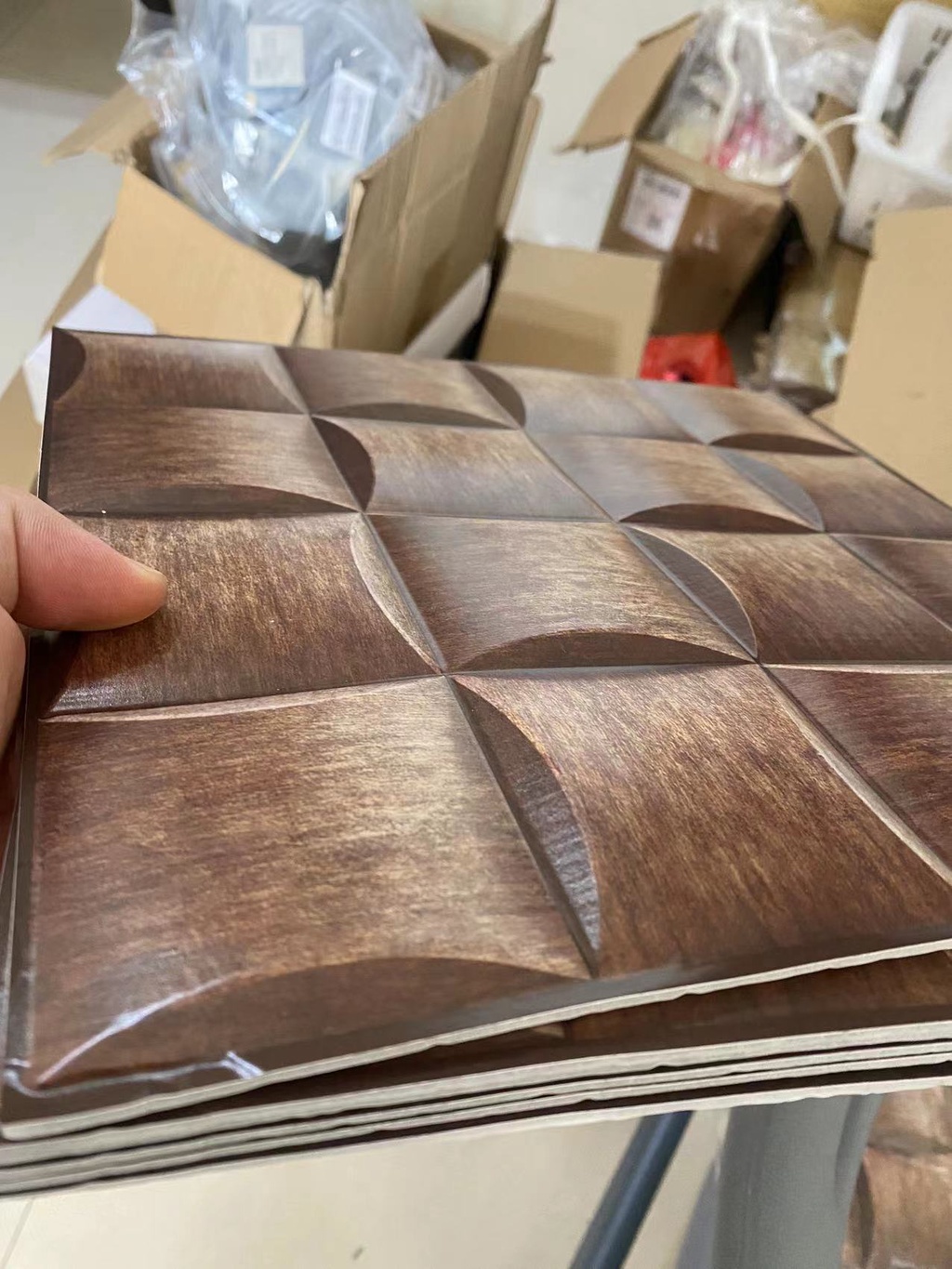 3D Wallpaper Waterproof sticker PE Foam self-adhesive PVC sticker ...