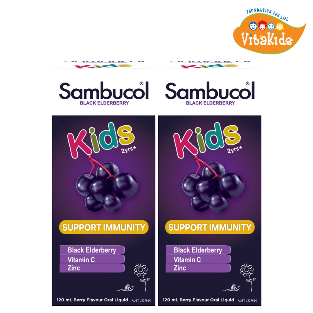 [Bundle of 2] Sambucol Kids Formula (AUS Version), 120 ml. | Shopee ...
