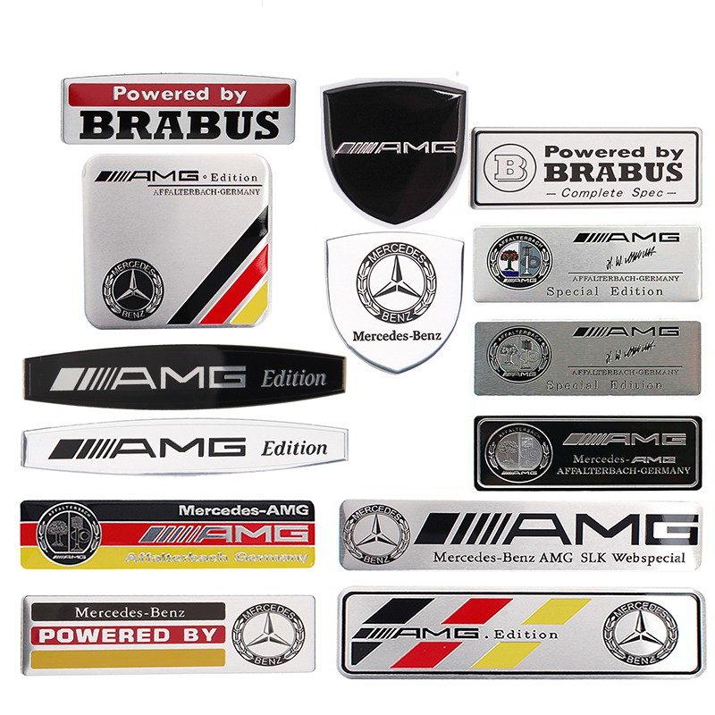 Metal Car Body Nameplate Sticker for Mercedes Benz W203 W204 W168 CLA ...