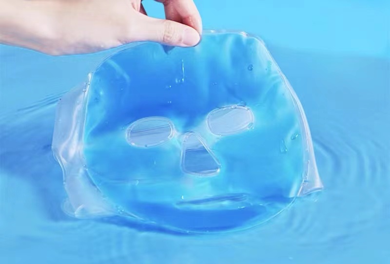 Reusable Ice Face Mask, Hot Cold Therapy Cold Gel Mask Fatigue Relief ...