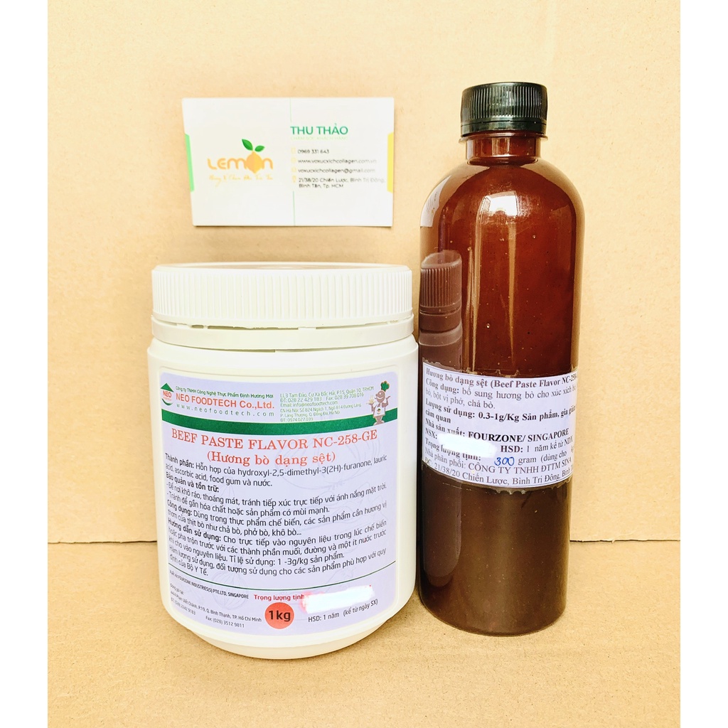 [100g-500g] Premium beef flavor paste made in Singapore used to cook ...