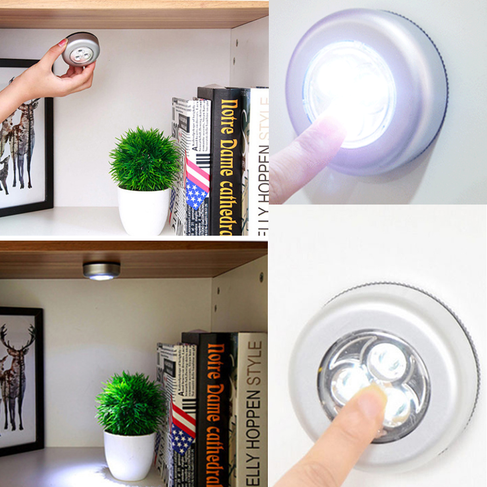 1 PCS Closet Light, LED Touch Light Wall Light, Stick Anywhere with No ...