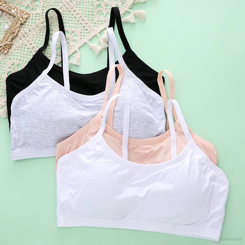 [Doly] 8-18 year old kids bra school girls pure cotton underwear teens ...