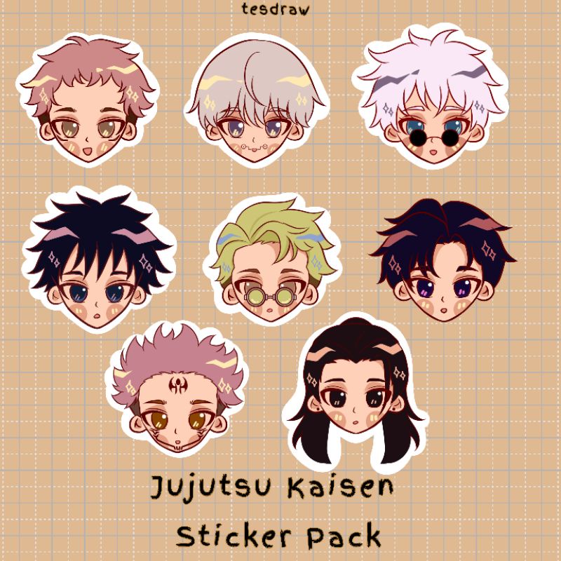 Jujutsu Kaisen Sticker Set | Shopee Singapore
