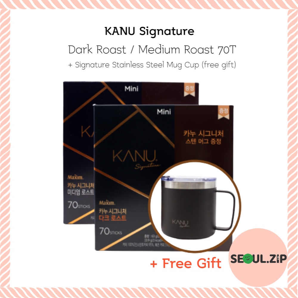KANU Mini Signature Mild / Dark Roast American + 1 Free Mug Cup, Maxim ...