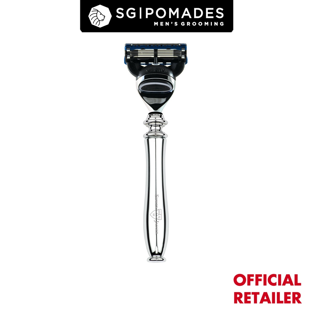 Edwin Jagger - Chatsworth Collection - Smooth Chrome Gillette® Fusion ...