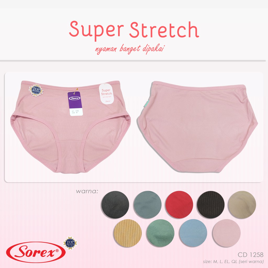 Sorex 1258 Underwear - Sorex 1258 Super Stretch CD | Shopee Singapore