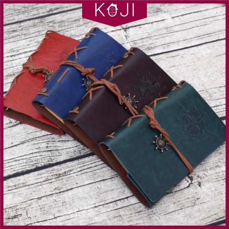 KOJI 1PCS Vintage Pirates Diary Book Nordic Style Notebook Europe PU ...